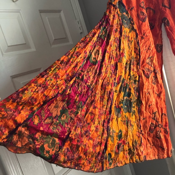 Hand Crafted | Pants & Jumpsuits | Indian Tie Dye Flower Patchwork ...
